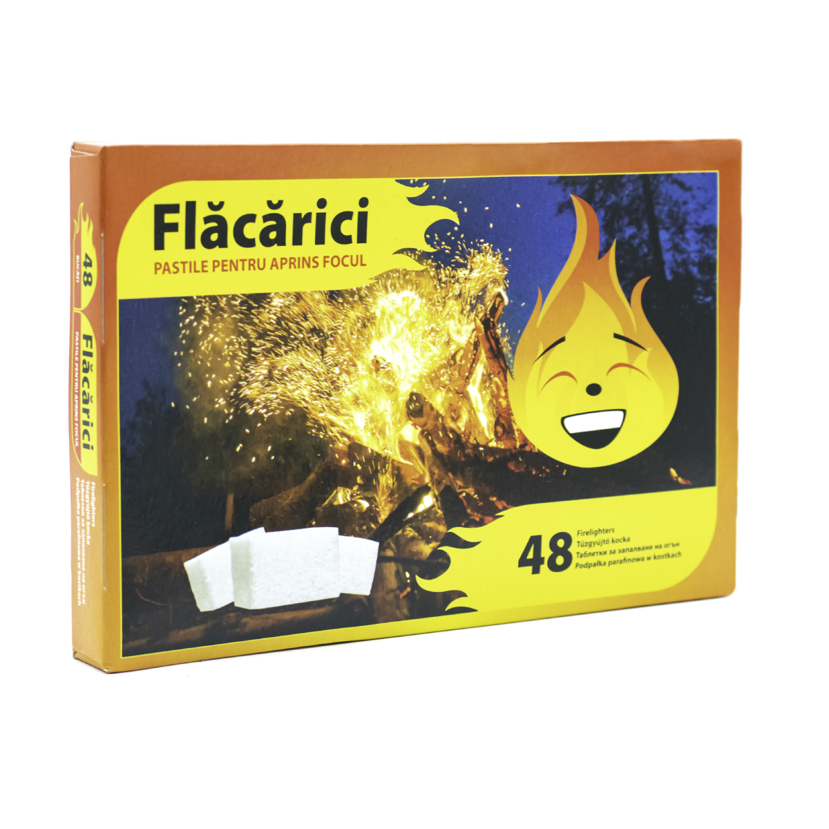 Pastile Flăcărici pentru aprins focul - 48BUC | ADIDAC